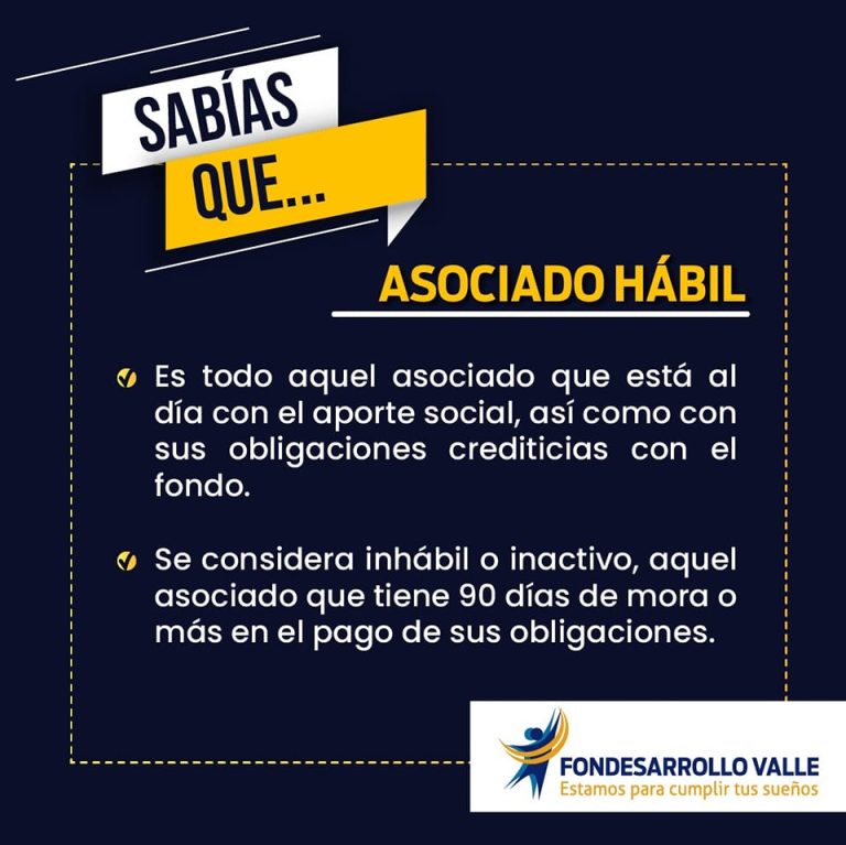 SABÍAS QUE... Asociado Hábil es... - Fondesarrollo Valle